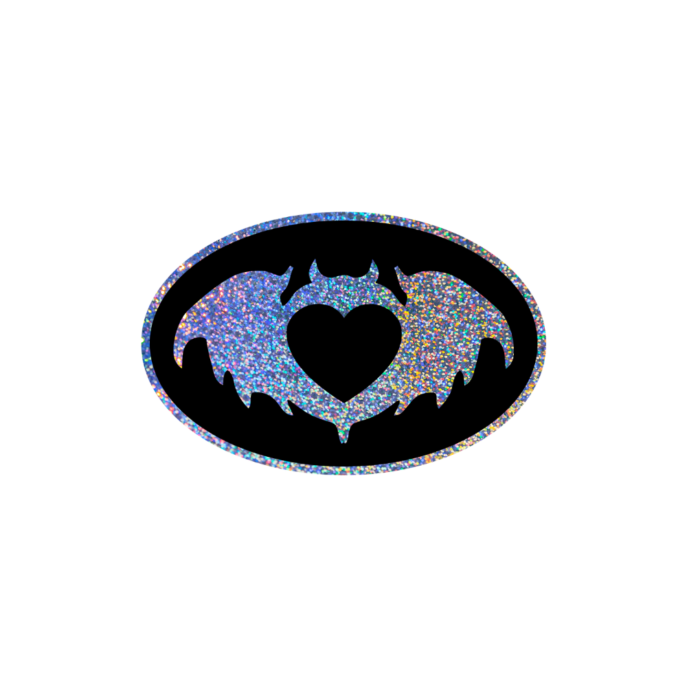 Glitter Logo Sticker – Clandestine Store US